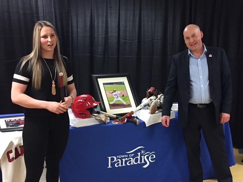 News Release: Town of Paradise celebrates Team Canada Pitcher Heather ...