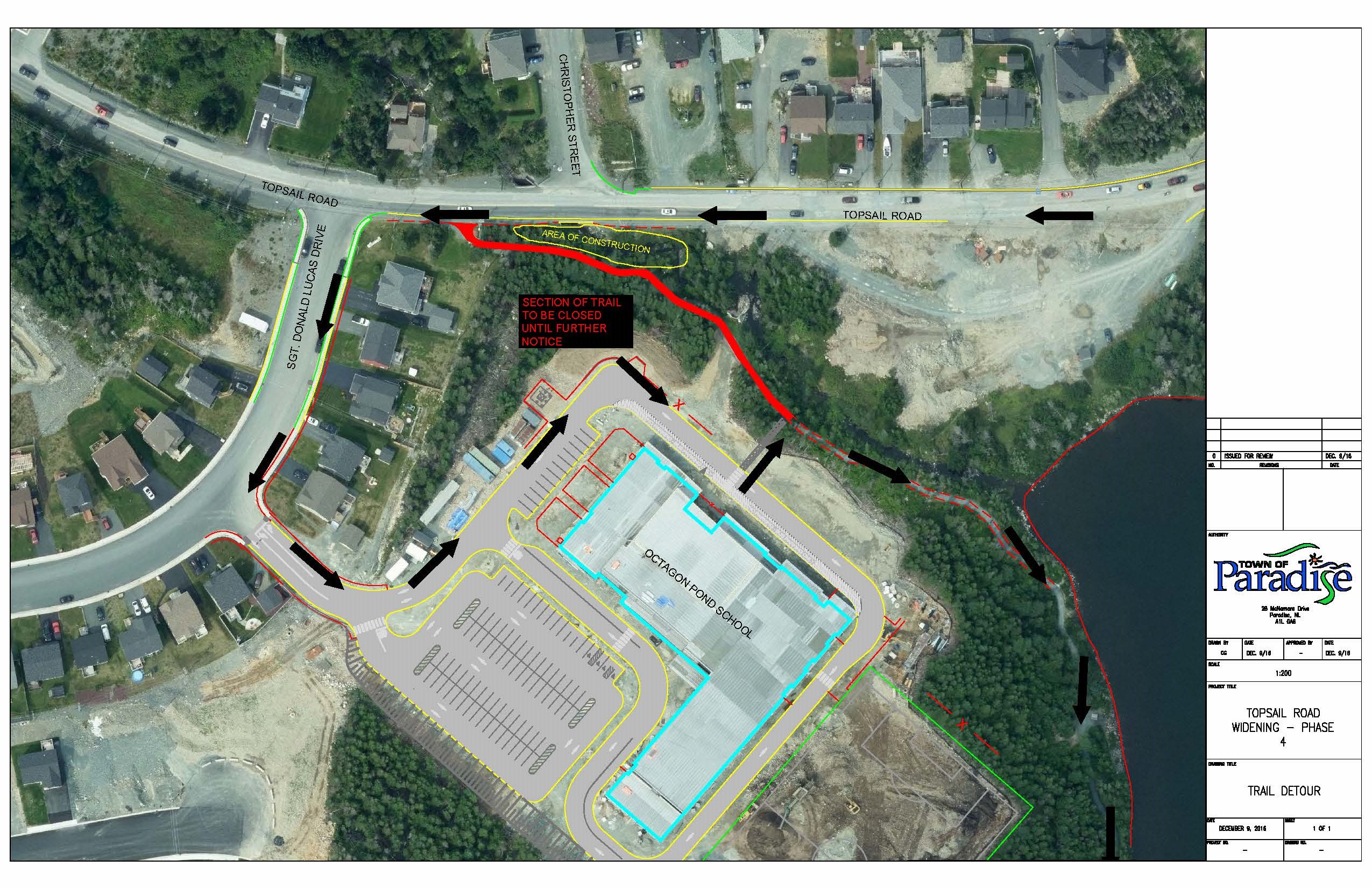 PSA: Section of Octagon Pond Trail Closed - Town of Paradise